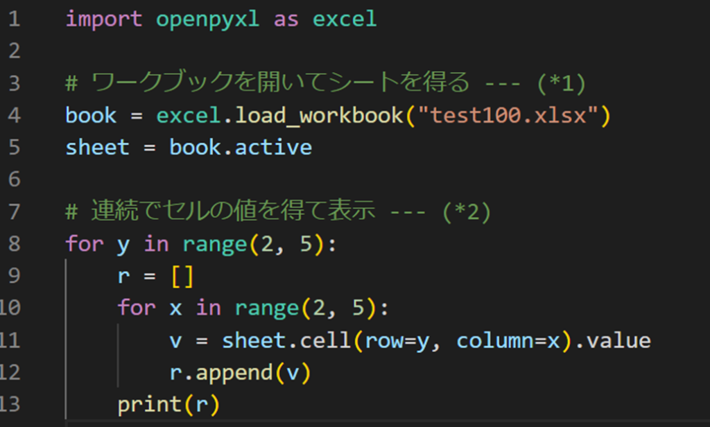 Python外部ライブラリopenpyxlを使ってExcelの中身を読み取ろう！ | 株式会社AltX｜未経験者向けIT研修「キャリテク！」採用サイト
